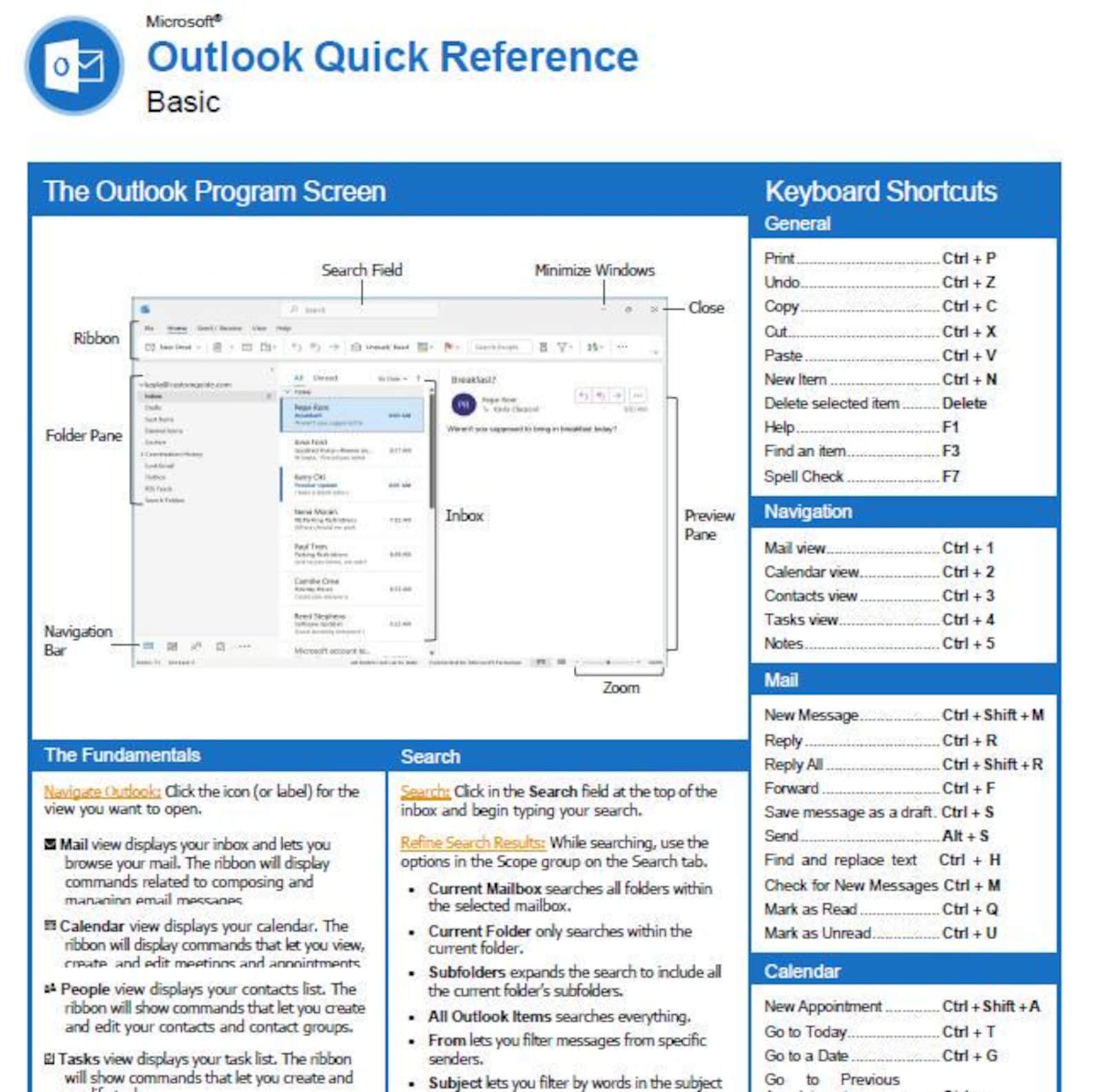 Ultimate Microsoft Office Cheat Sheet - All-in-one - Etsy