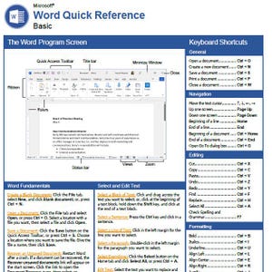 Ultimate Microsoft Office Cheat Sheet - All-in-one - Etsy
