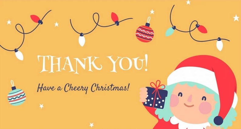 Cute Christmas Cards in Powerpoint (32 Slides) - Etsy