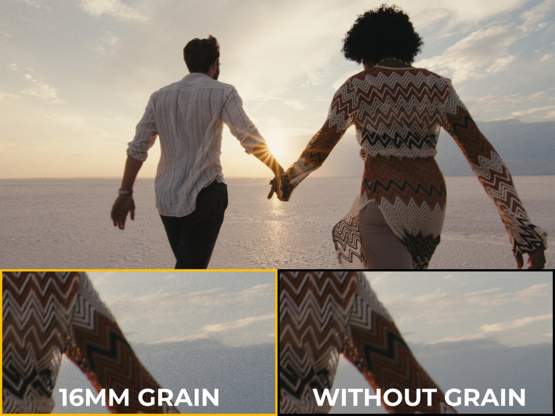 FILM GRAIN Overlays 16mm & 35mm Texture With Dust and Scratches and ...