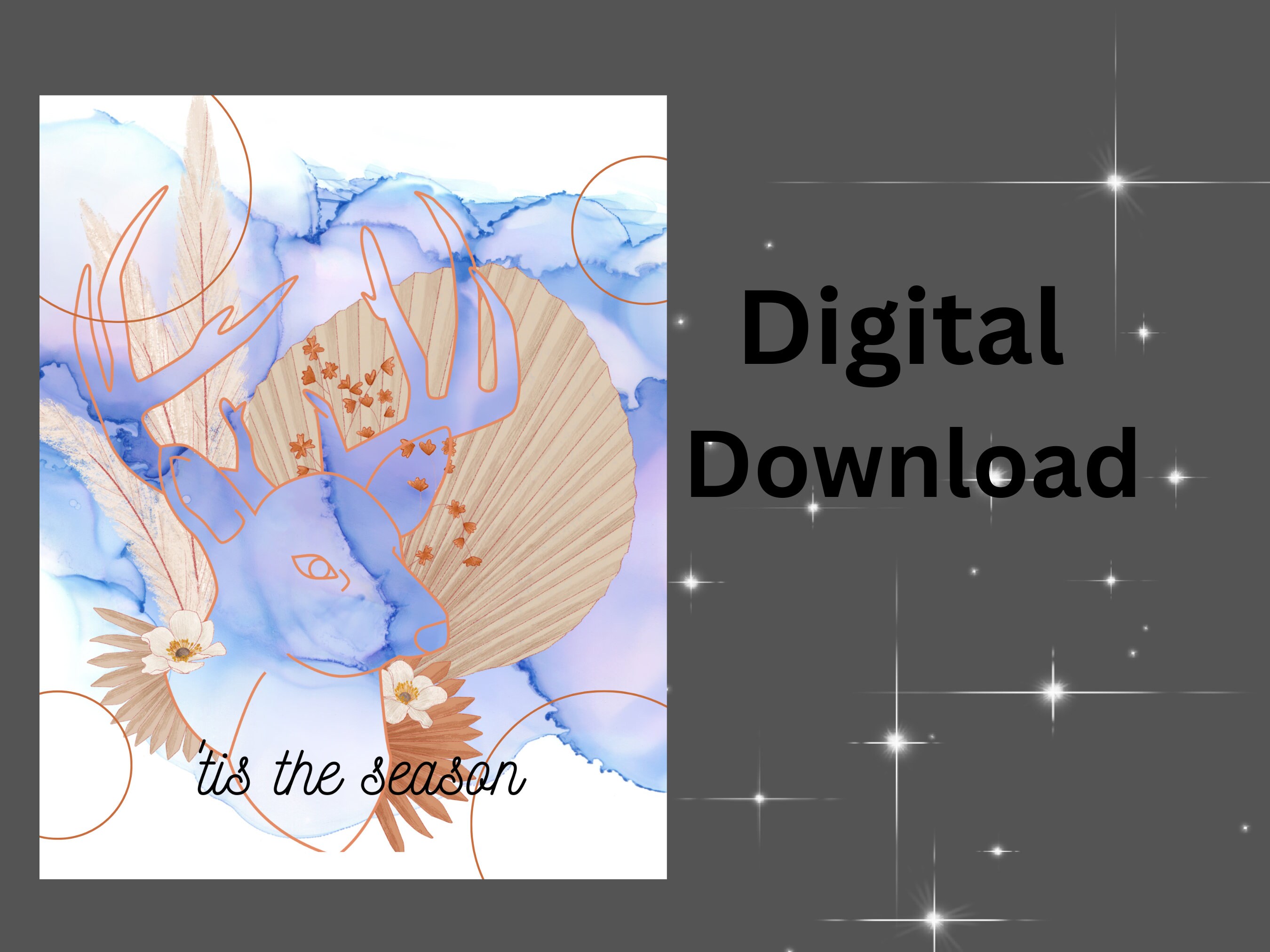 Deer Head, Blueprint, Buck, Christmas Season, High Resolution, Line ...