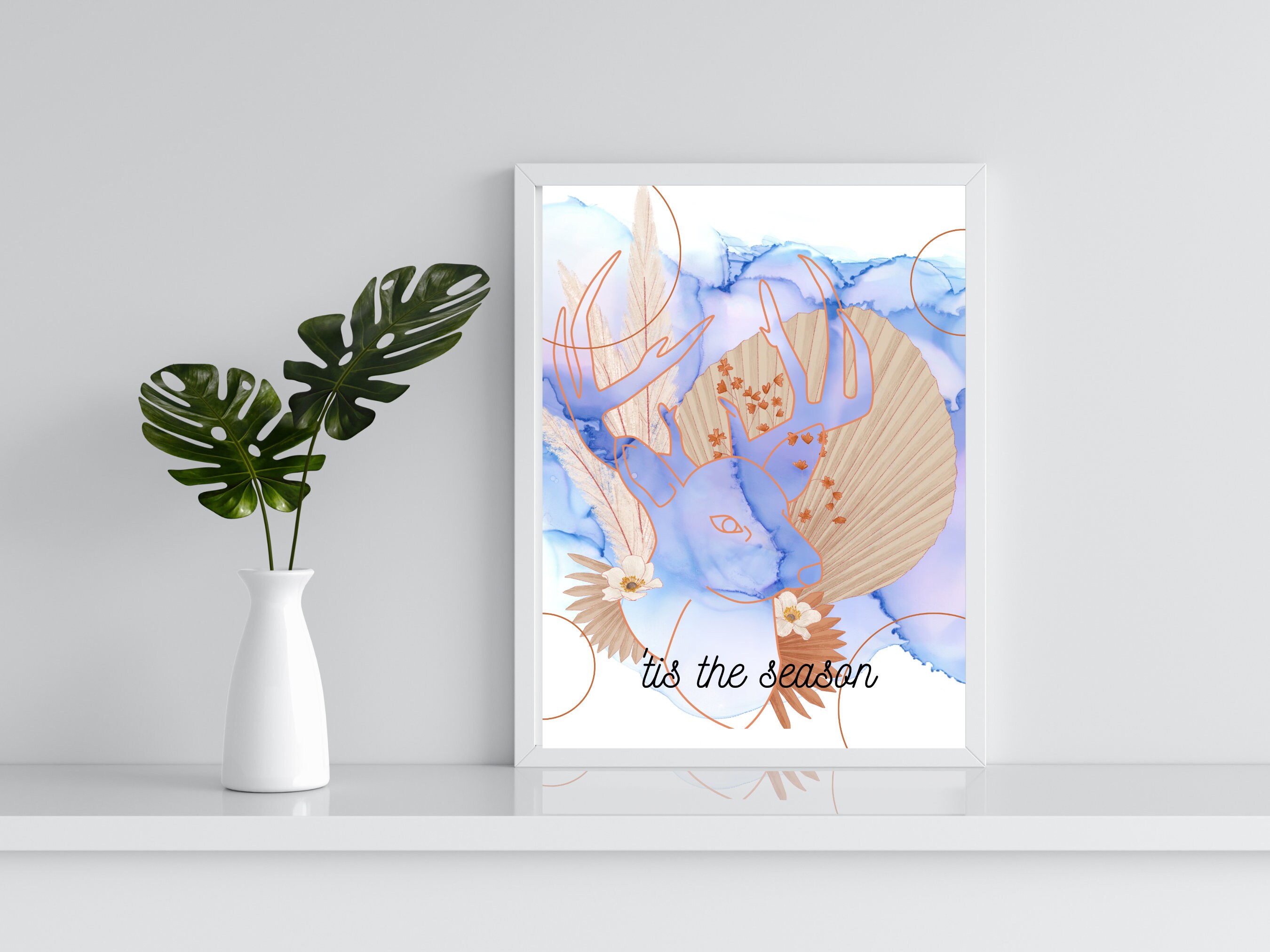 Deer Head, Blueprint, Buck, Christmas Season, High Resolution, Line ...