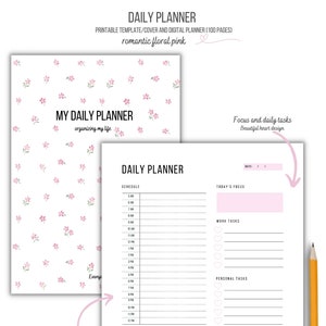 Printable 2023 Calendar Daily Planner Study Planner Habit - Etsy