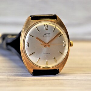 Vintage Watch UNO Cal. Eta 2391, 17 Jewels, Men's Vintage Watch, SWISS ...