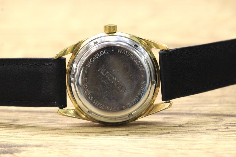 Vintage Watch ALLAINE 25 Jewels - Automatic, Men's Vintage Watch, Swiss ...