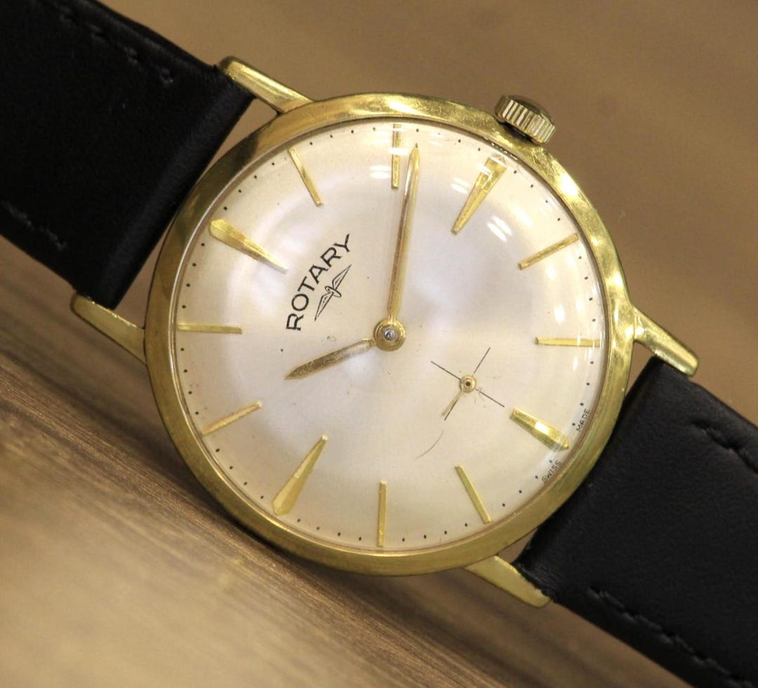 Vintage Rotary Watch, Swiss Made P330 Movement, 17 Jewels Manual Wind ...