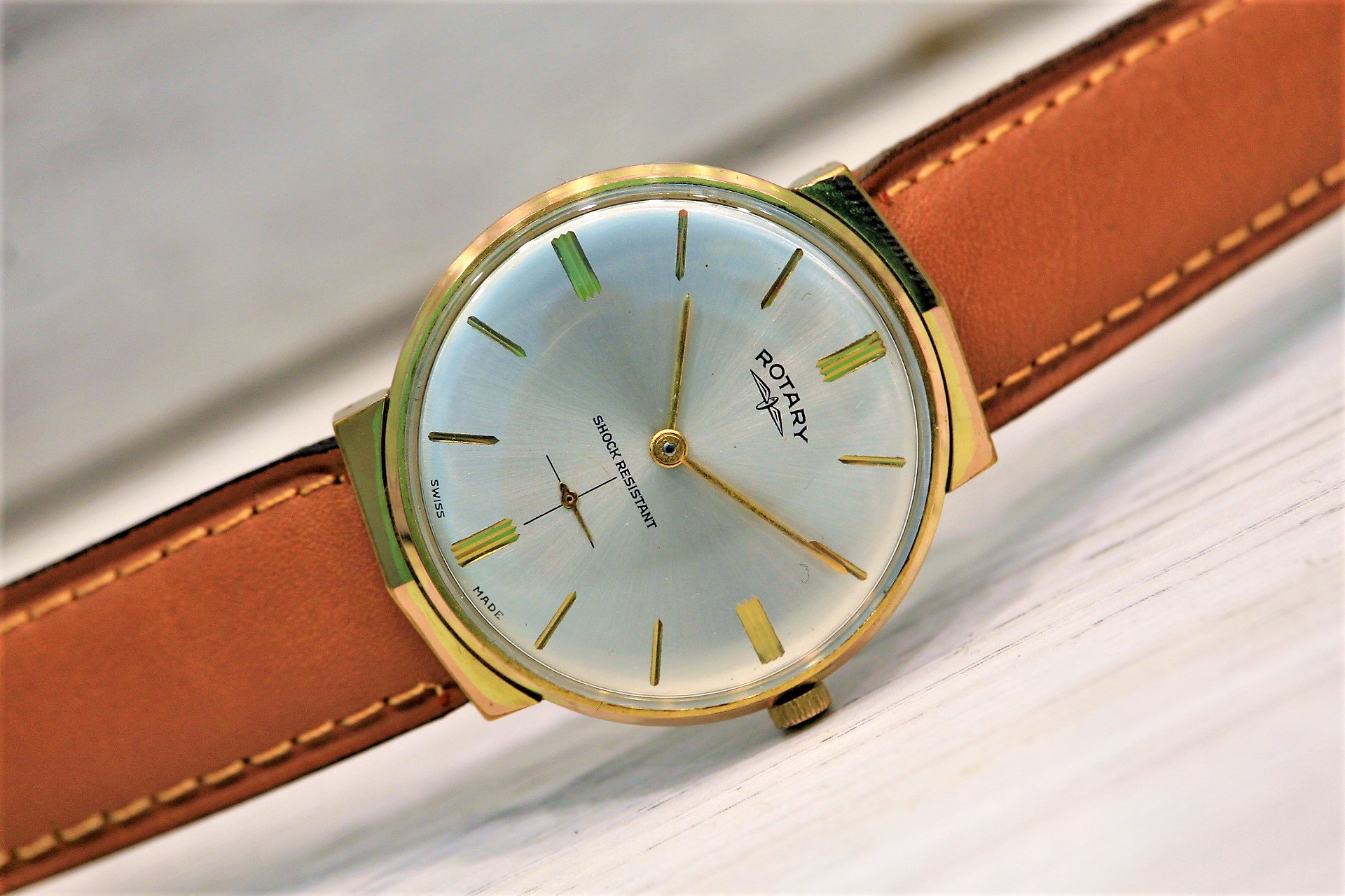 SWISS Vintage Watch rotary 1960's, Cal. Peseux 330, 17 Rubis, Sweep ...