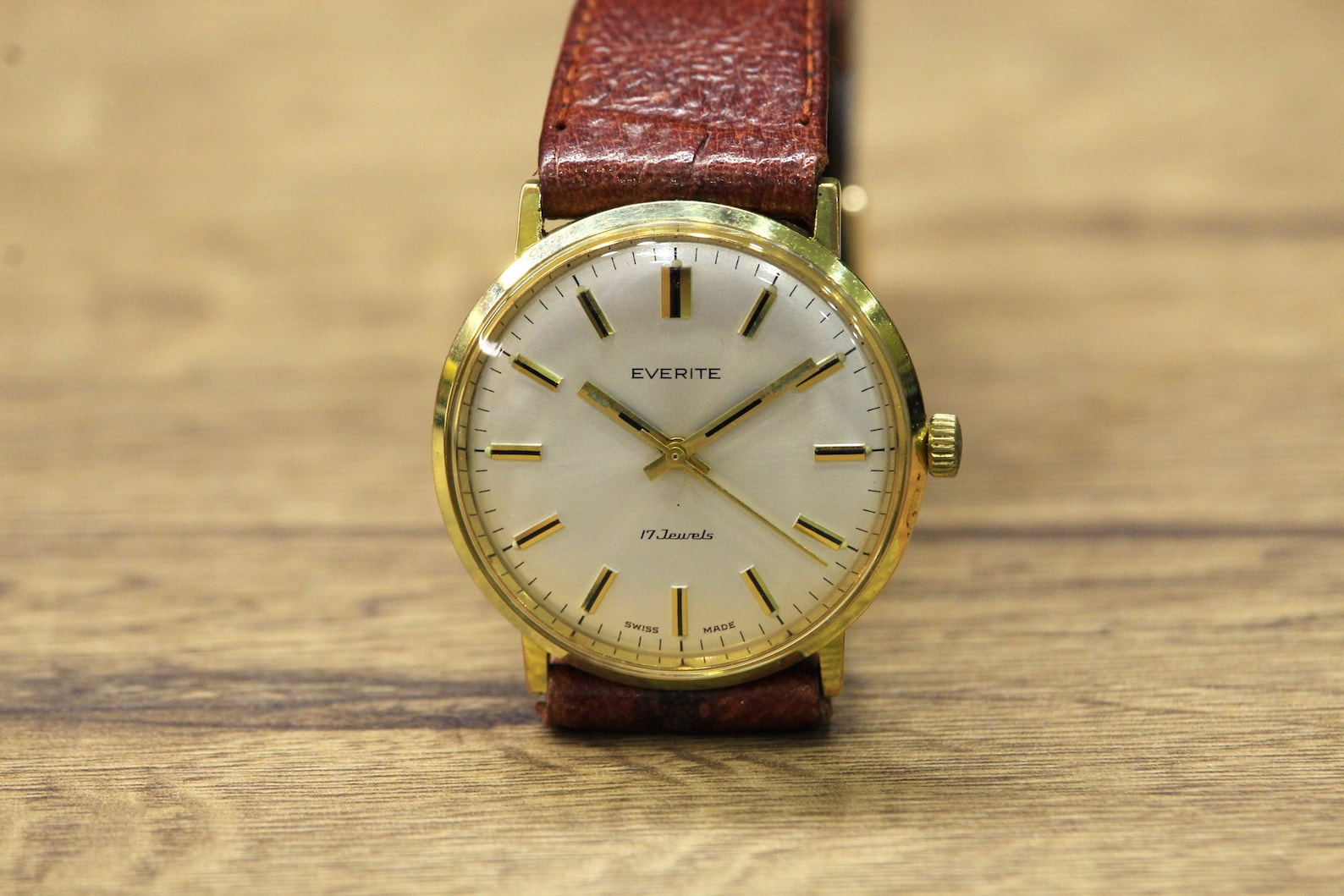 Vintage SWISS Men's Watch everite 1960's, Cal. AS 1900/01, 17 Jewels ...