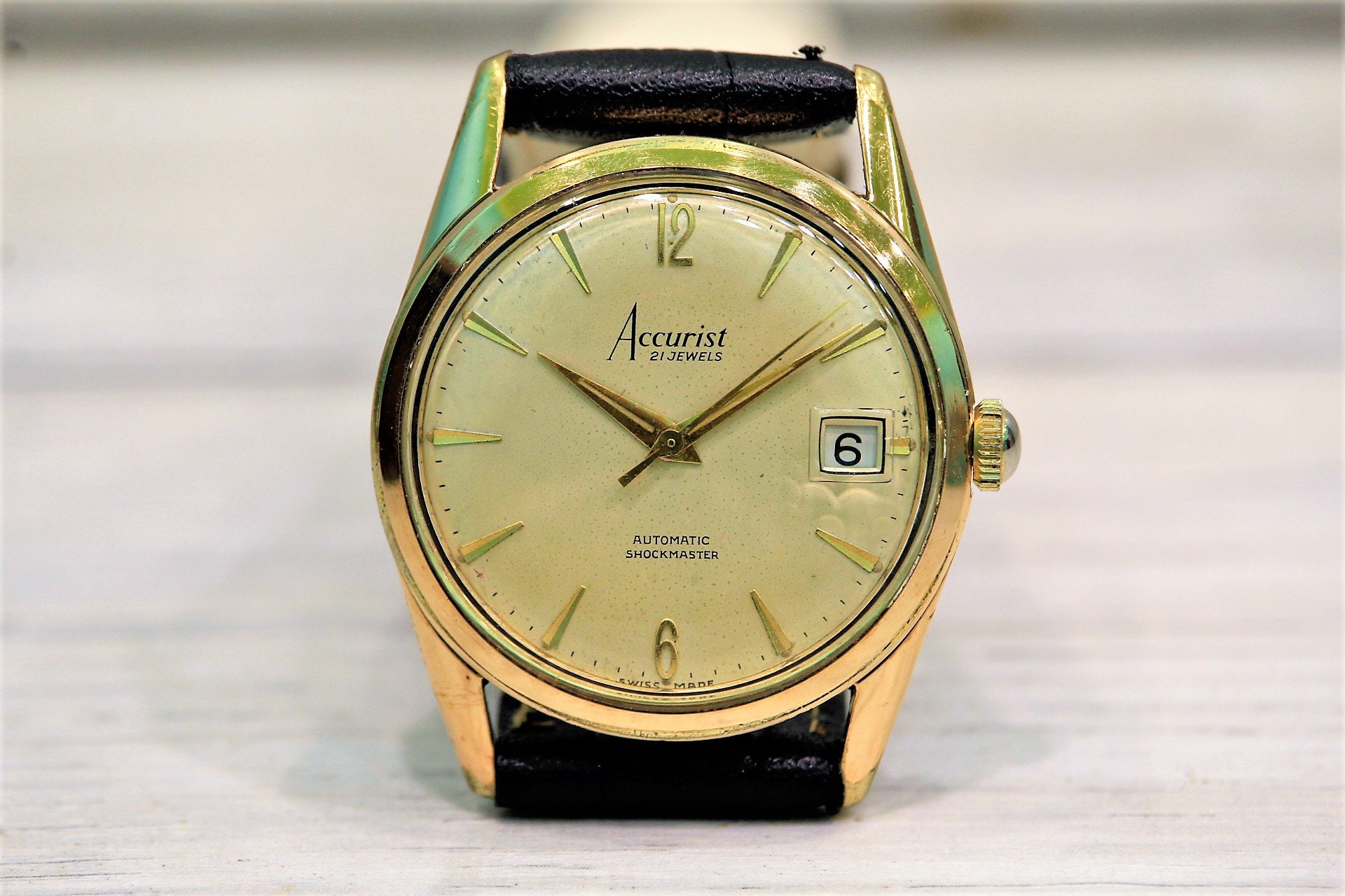 ACCURIST AUTOMATIC, 21 Jewels, SWISS Watch, Men's Vintage Watch, Wrist ...