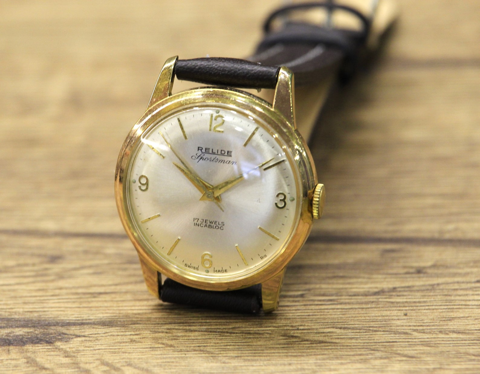 Rare Vintage SWISS Watch "relide" 17 Jewes"-1955s, Swiss Watch, Men's ...
