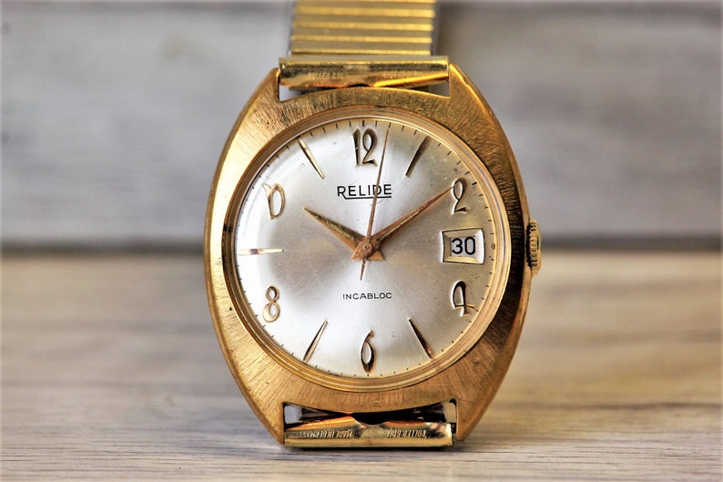 SWISS Made Men's Watch, Vintage Watch relide Cal. AS 1702/03, 17 Jewels ...