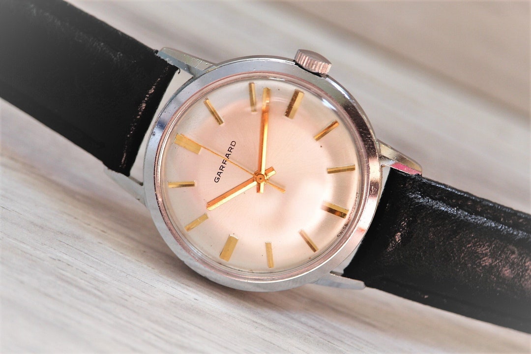 Fantastic Watch GARRARD Vintage SWISS Мen's Watch Cal. - Etsy