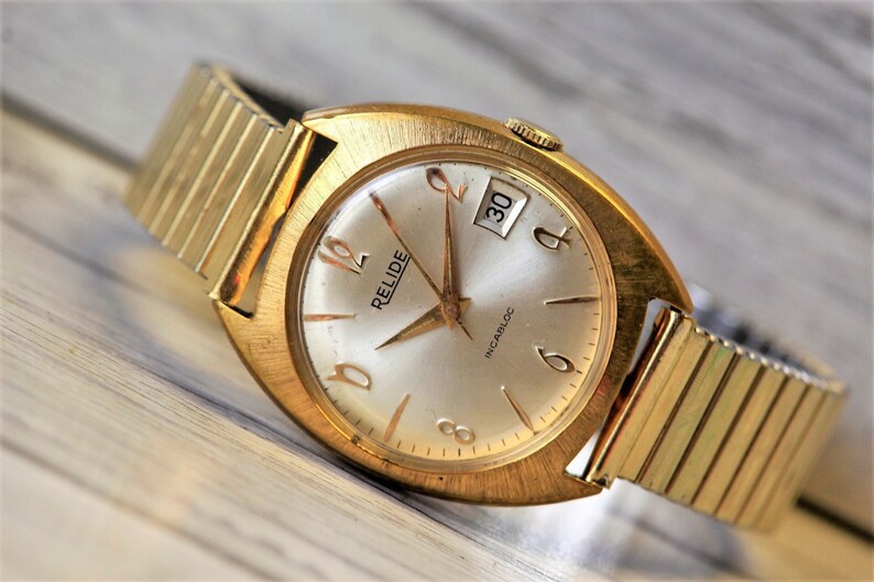 SWISS Made Men's Watch, Vintage Watch relide Cal. AS 1702/03, 17 Jewels ...