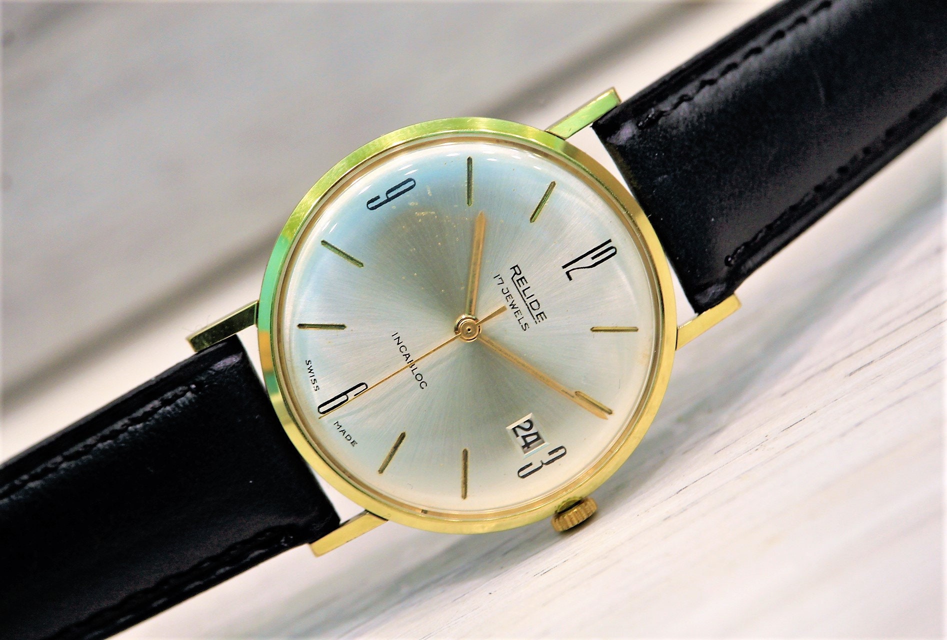 SWISS Made Men's Watch Vintage Watch relide - Etsy