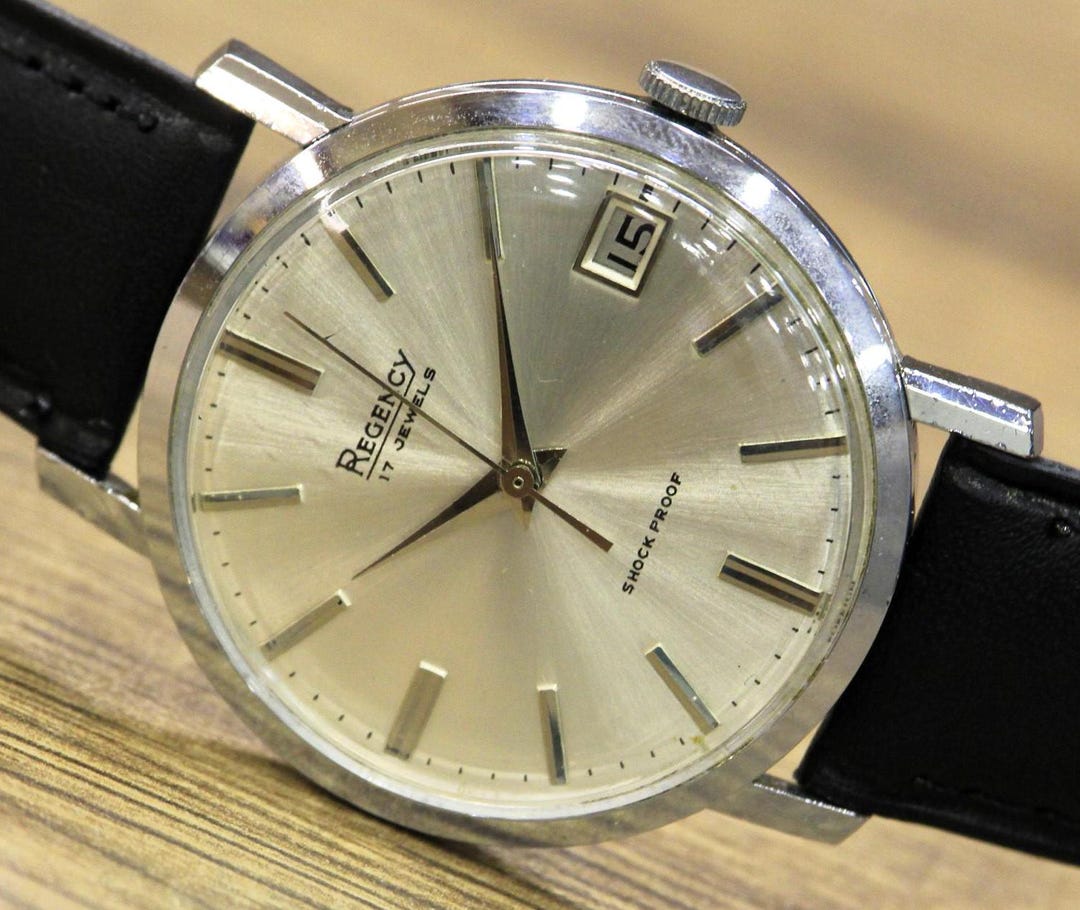SWISS Vintage Men's Watch Regency 1960's, 17 Jewels, Swiss Watch ...