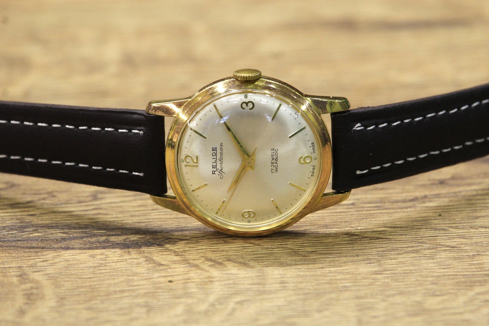 Rare Vintage SWISS Watch "relide" 17 Jewes"-1955s, Swiss Watch, Men's ...