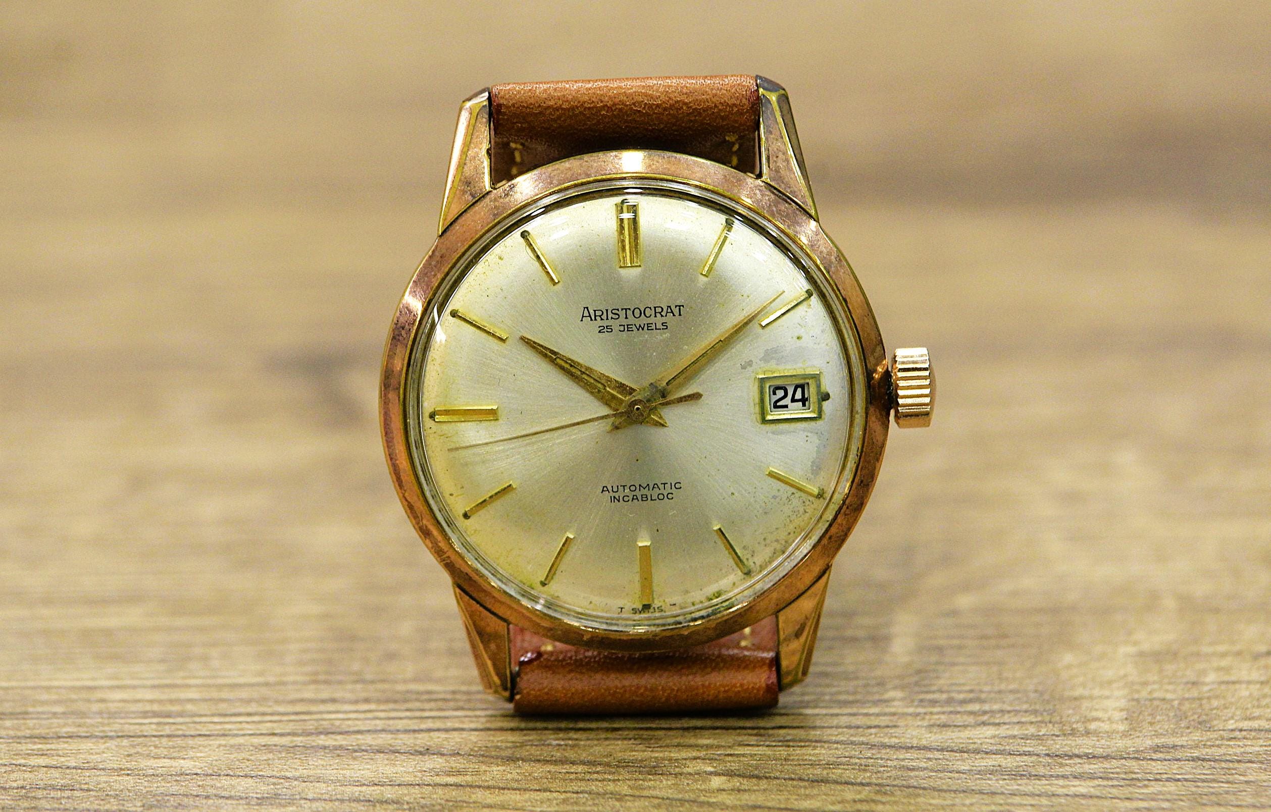 AUTOMATIC Swiss Watch "aristocrat", 25 Jewels, SWISS Watch, Men's ...