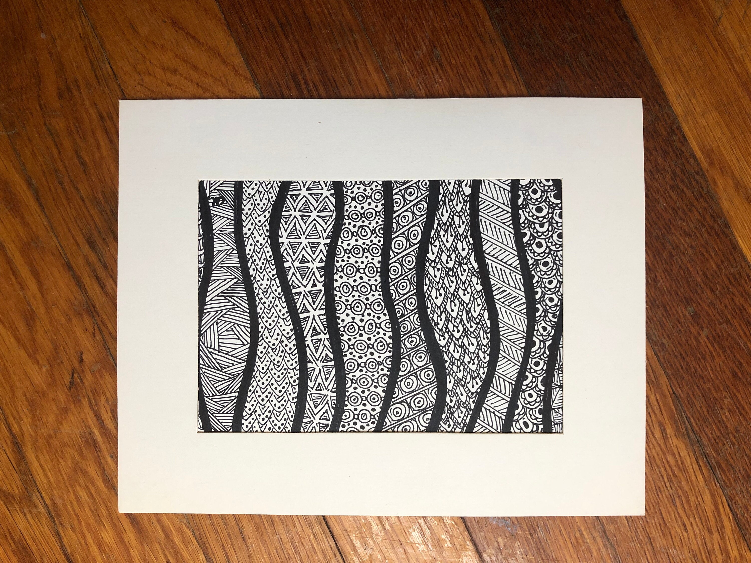 Handmade Original Zentangle Ink Drawing - Etsy