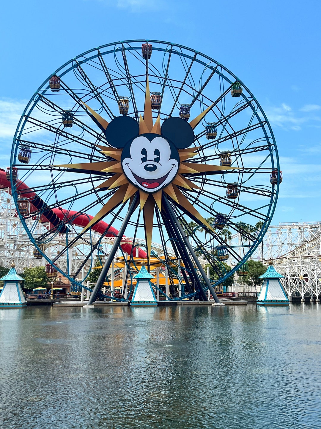 Disneyland Ferris Wheel Digital Prints - Etsy