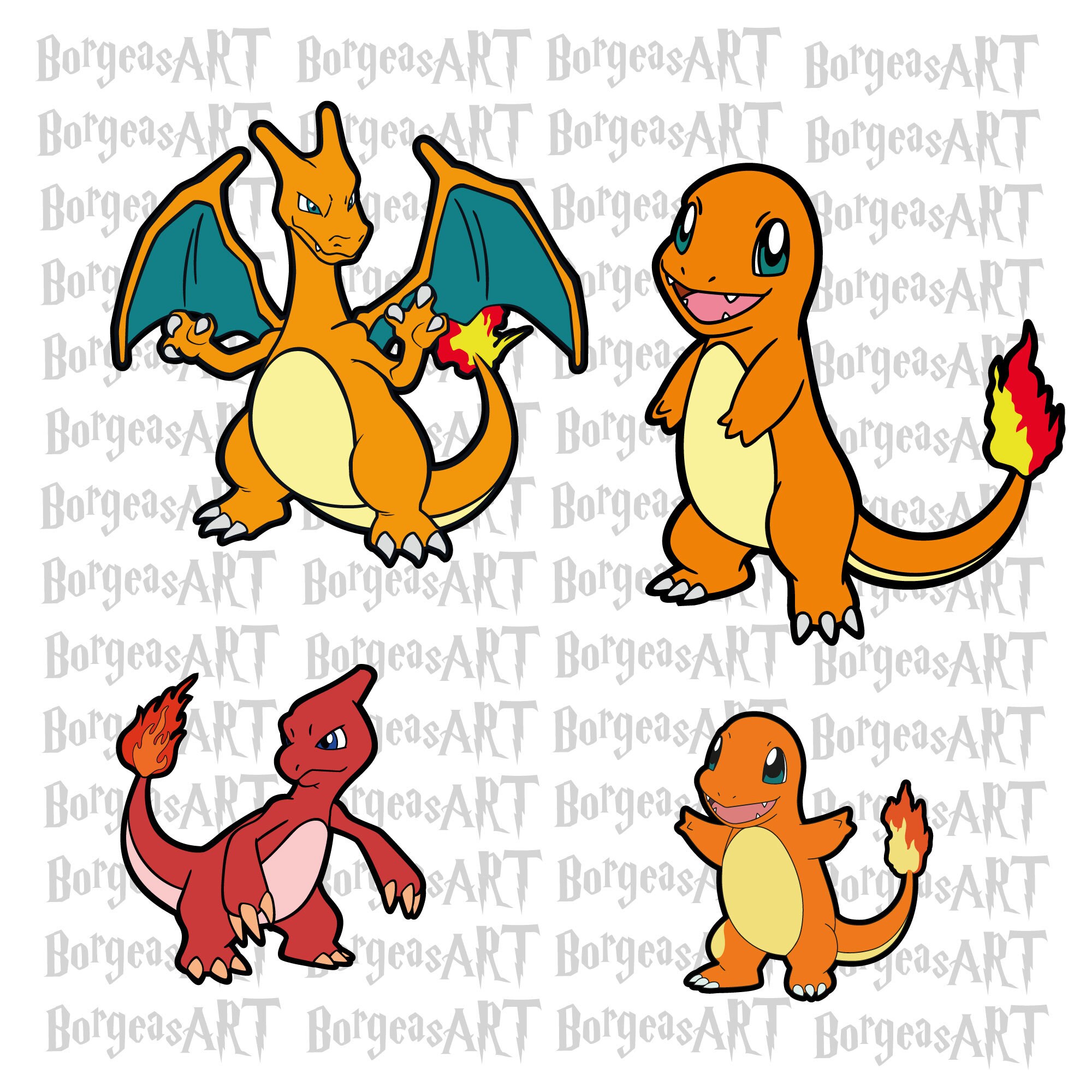 Pokemon Svg Bundle Pokemon Clipart Pikachu Svg Pokemon - Etsy