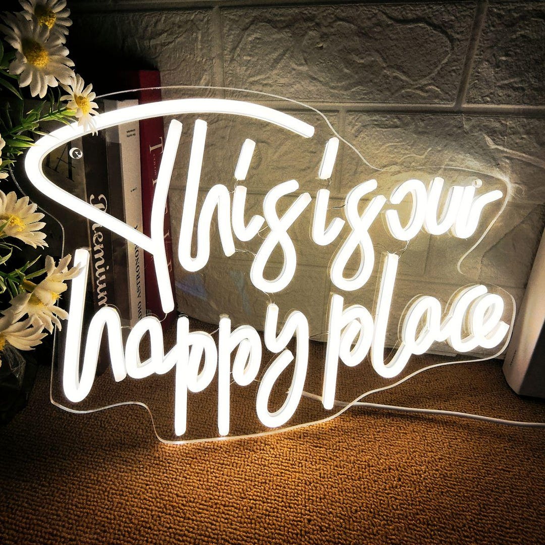 Custom Neon Decor Sign,neon Home Decor,neon Personalized Sign, Wall ...