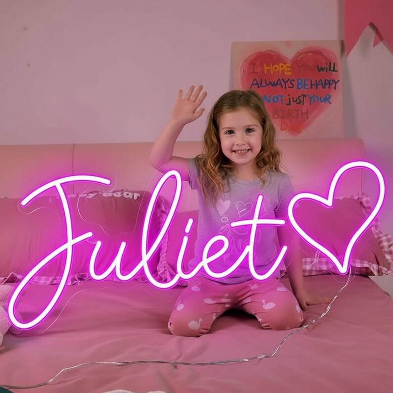 Custom Name Neon Sign, Kids Name Neon Sign, Neon Sign for Kids, Kids ...