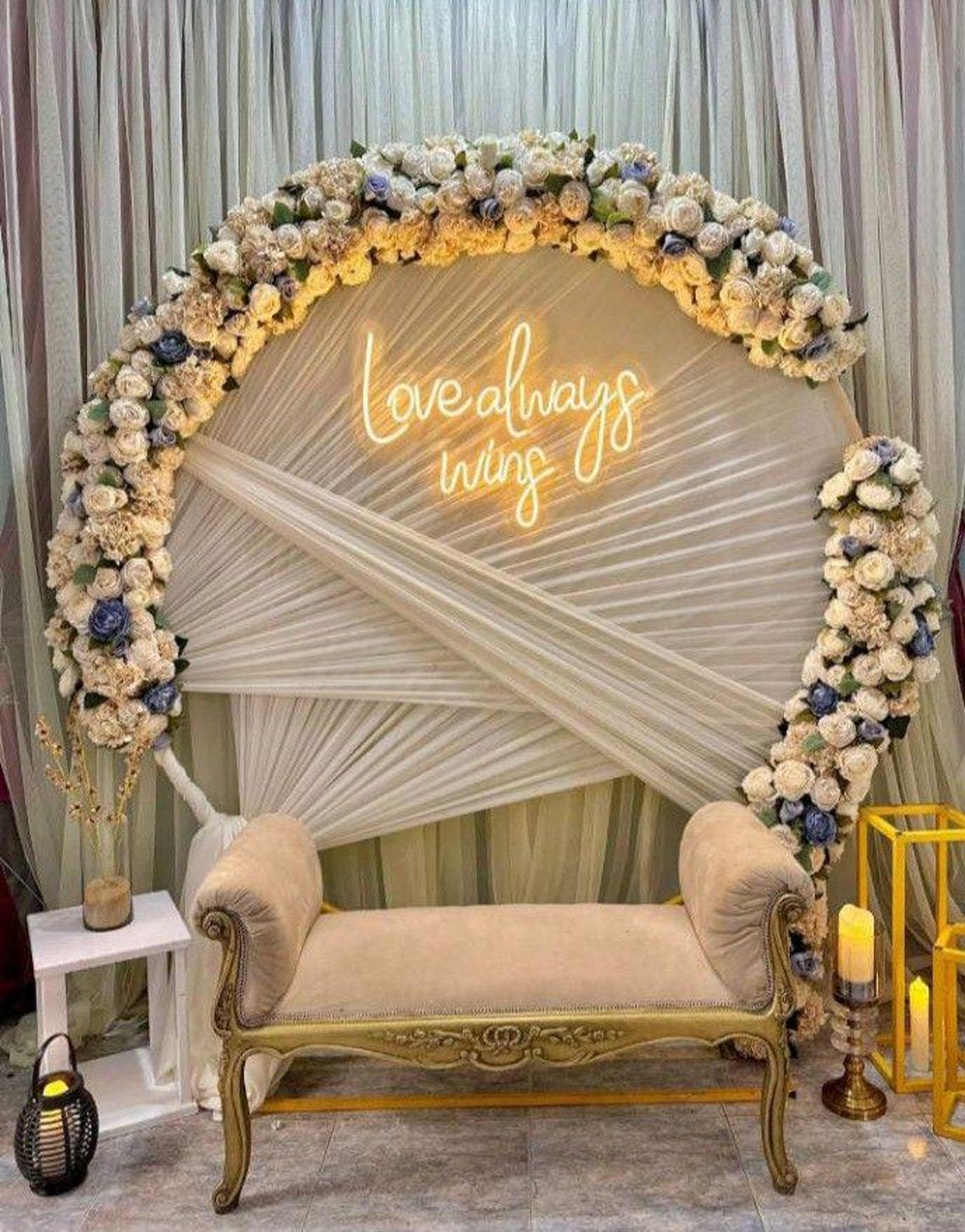 Custom Neon Wedding Sign, Better Together Neon Sign, Backdrop Sign, LED ...