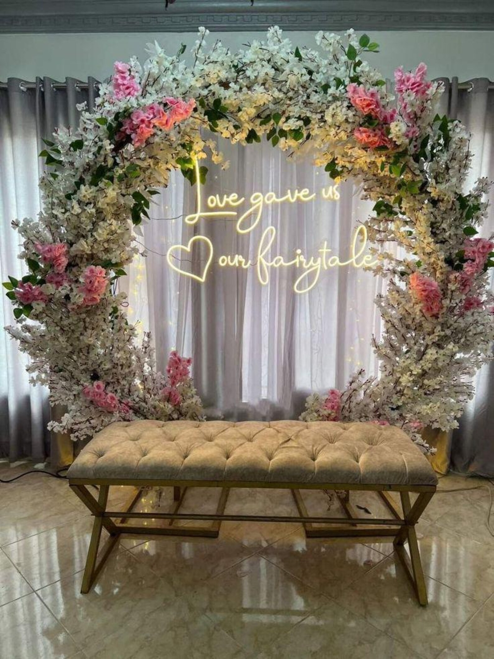 Custom Neon Wedding Sign, Better Together Neon Sign, Backdrop Sign, LED ...