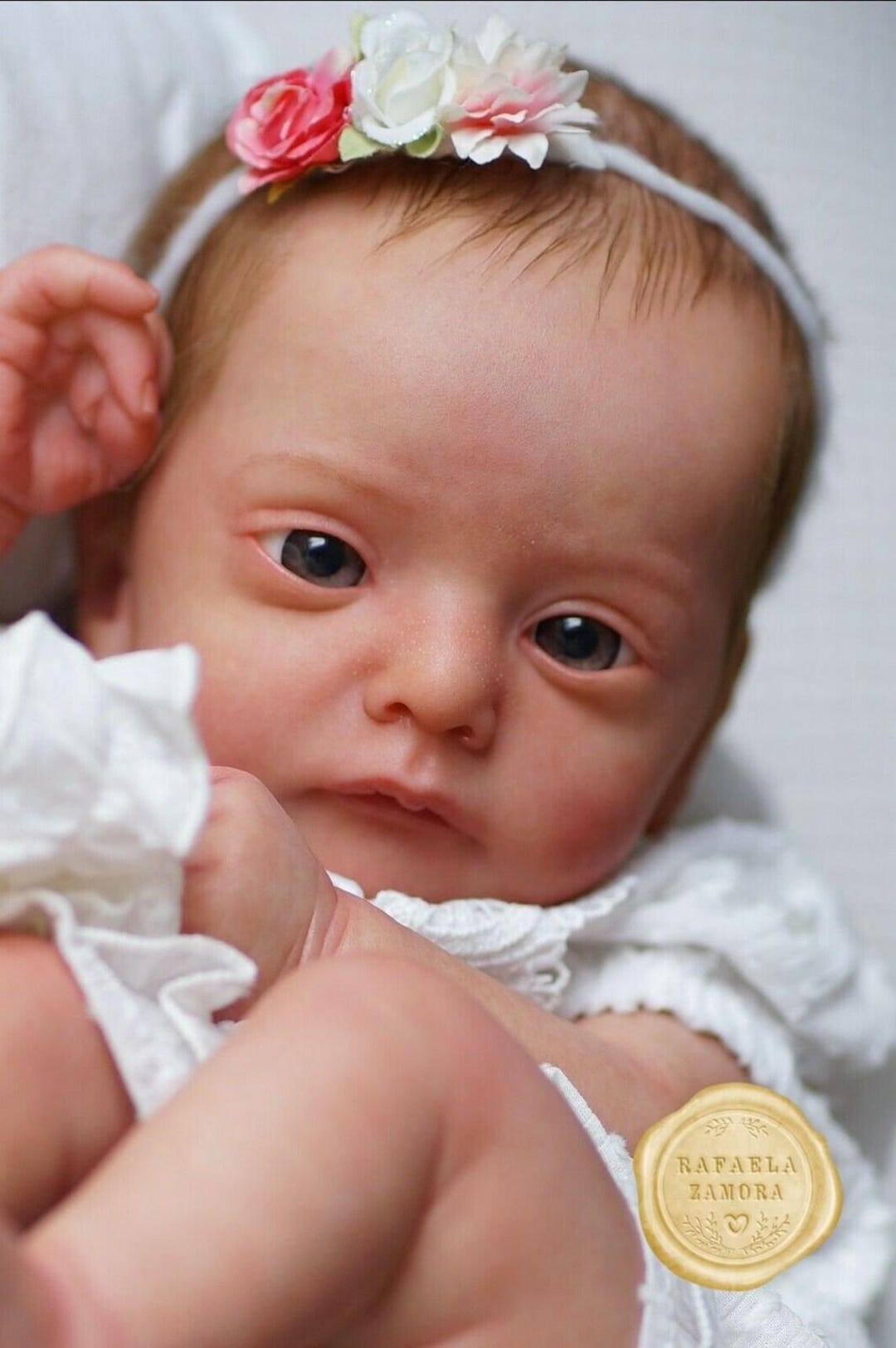 CUSTOM REBORN. Gudrun Ledger's Ana Vinyl Reborn Doll. Hyperrealistic 19 ...