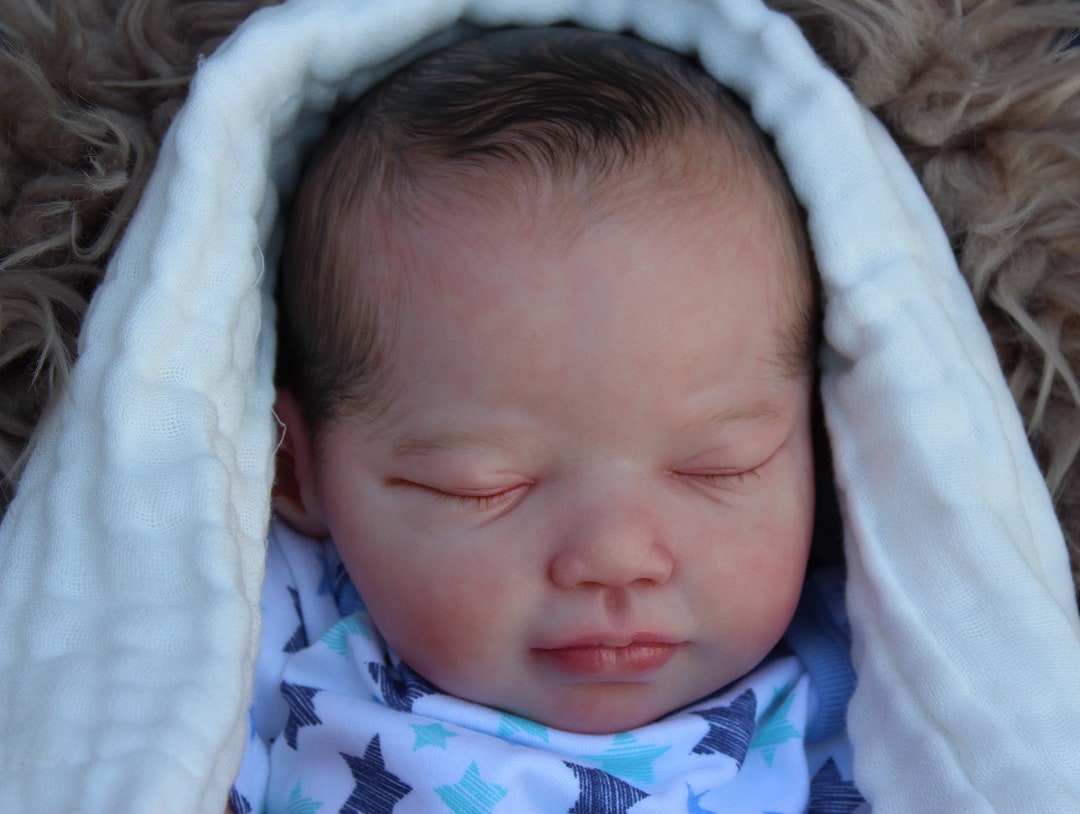 CUSTOM REBORN. Lilly-mai Jannie De Lange Vinyl Reborn Baby Doll ...
