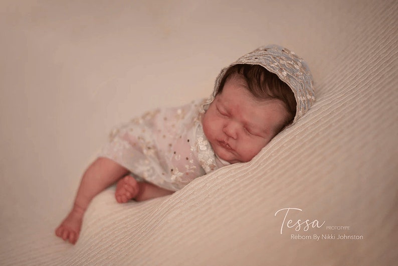 CUSTOM REBORN. Tessa Sleeping Realborn Vinyl Reborn Baby Doll. Newborn ...