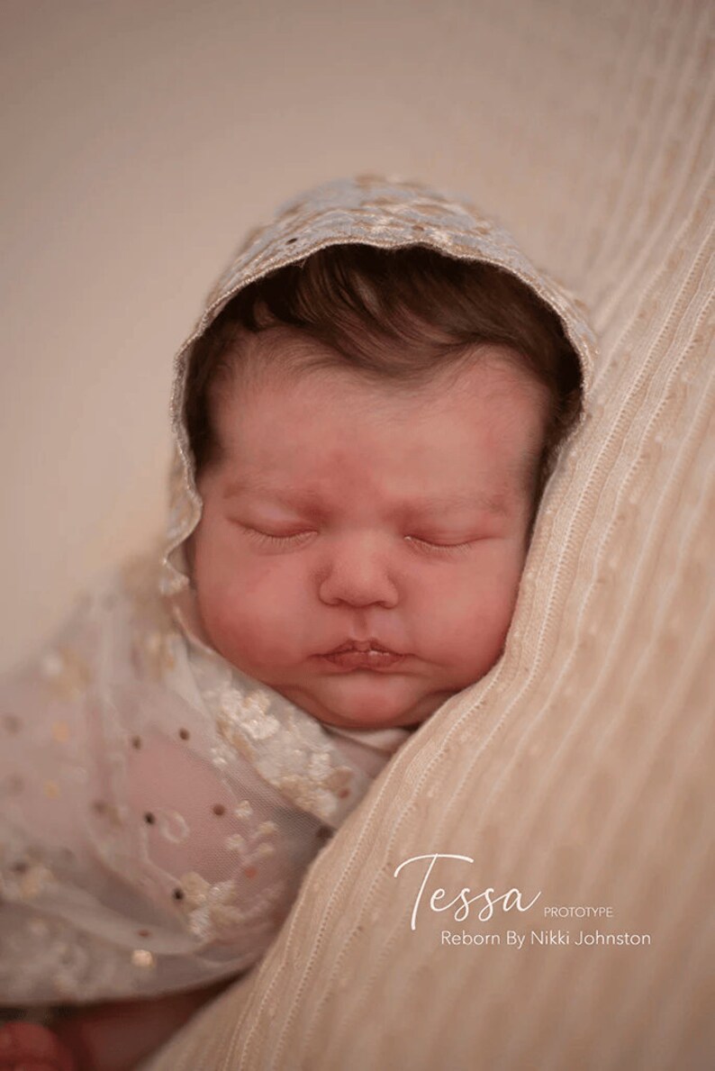 CUSTOM REBORN. Tessa Sleeping Realborn Vinyl Reborn Baby Doll. Newborn ...