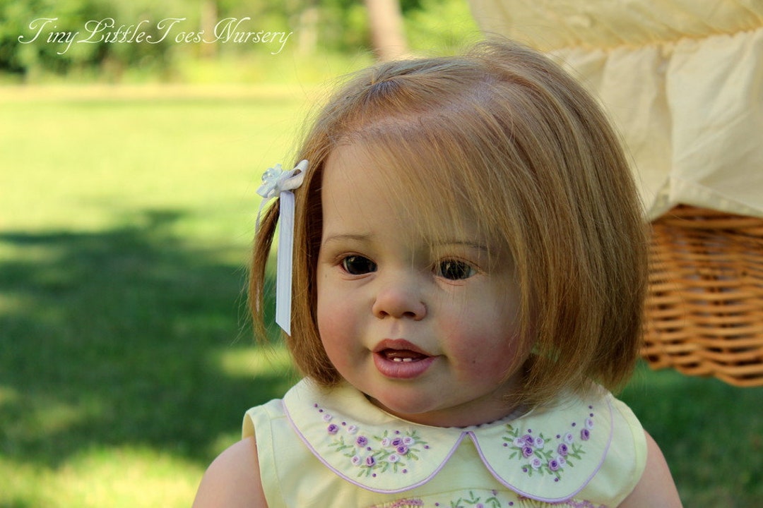 CUSTOM REBORN. Reborn Toddler Vinyl Baby Doll Katie-marie by Ann ...