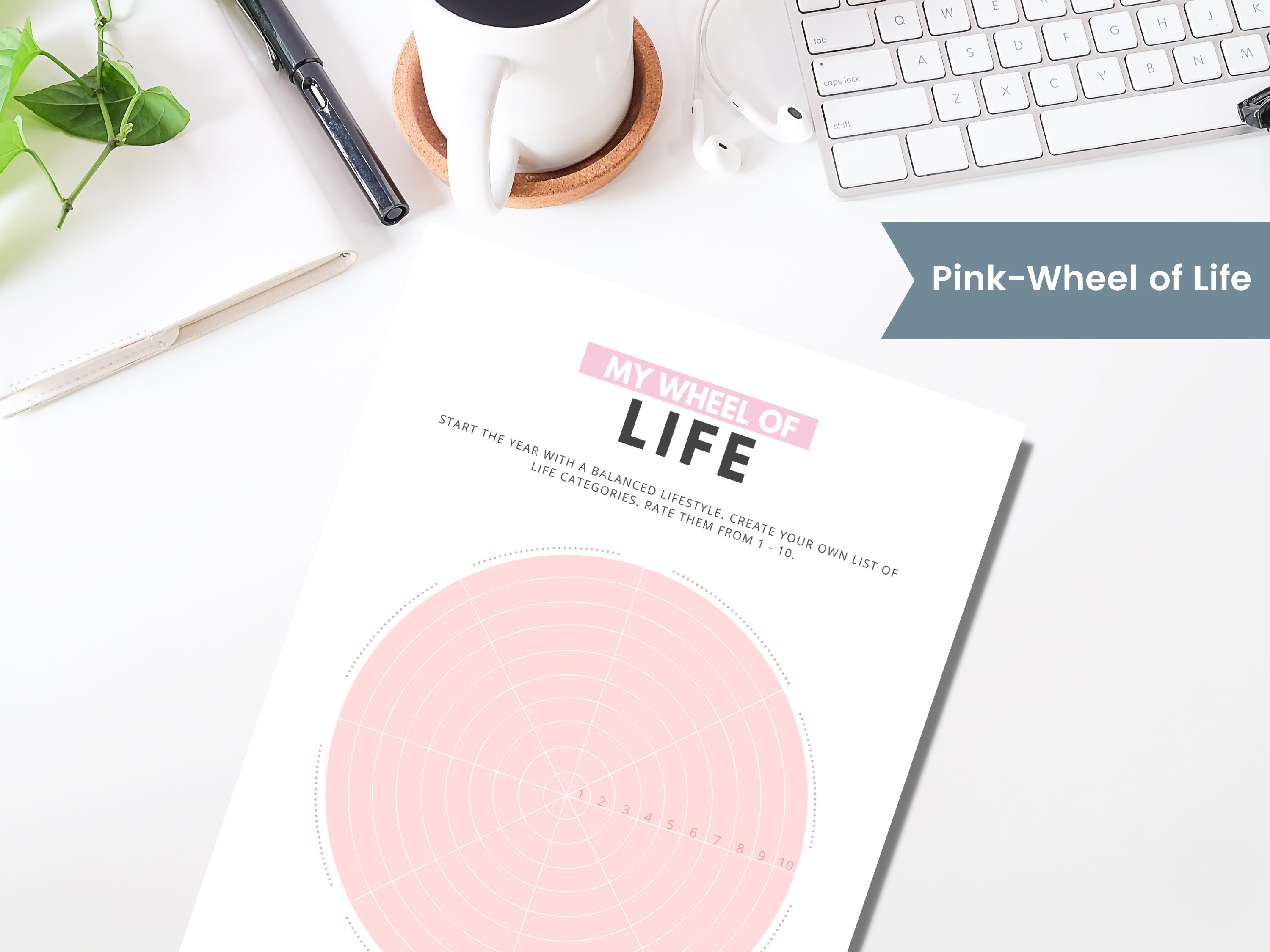 Blank Wheel of Llife Template, Printable Wheel of Life, Wheel of Life ...
