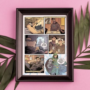 Personalized Custom Comic Strip Wall Art - Etsy