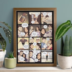 Personalized Custom Comic Strip Wall Art Poster - Etsy