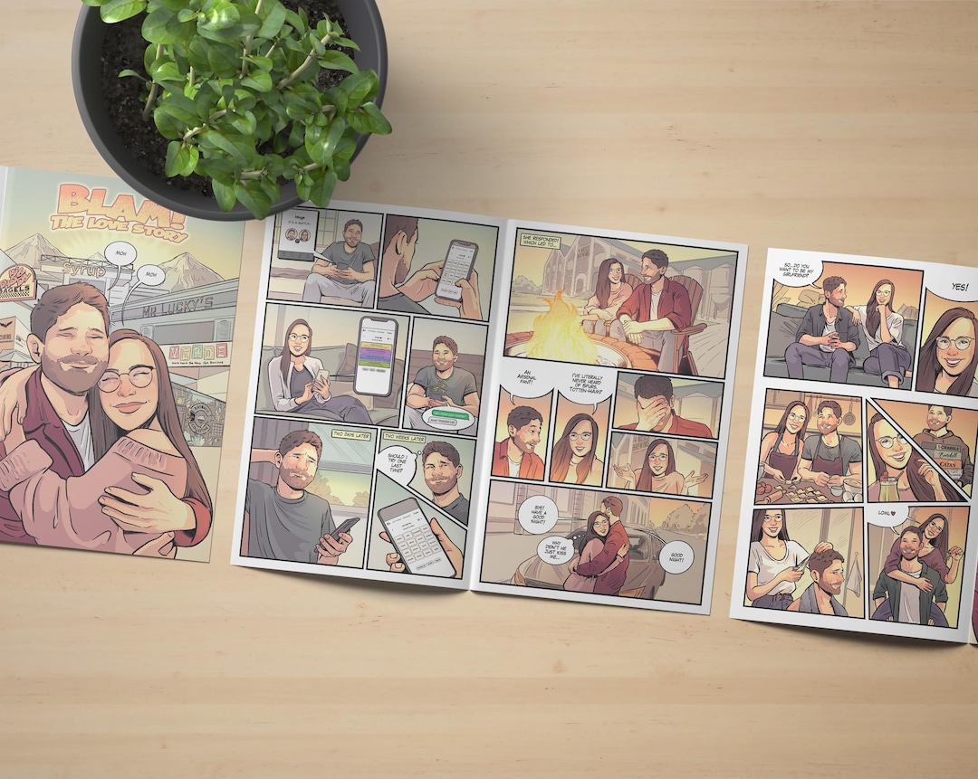 Personalized Custom Comic Book Comic Strip - Etsy
