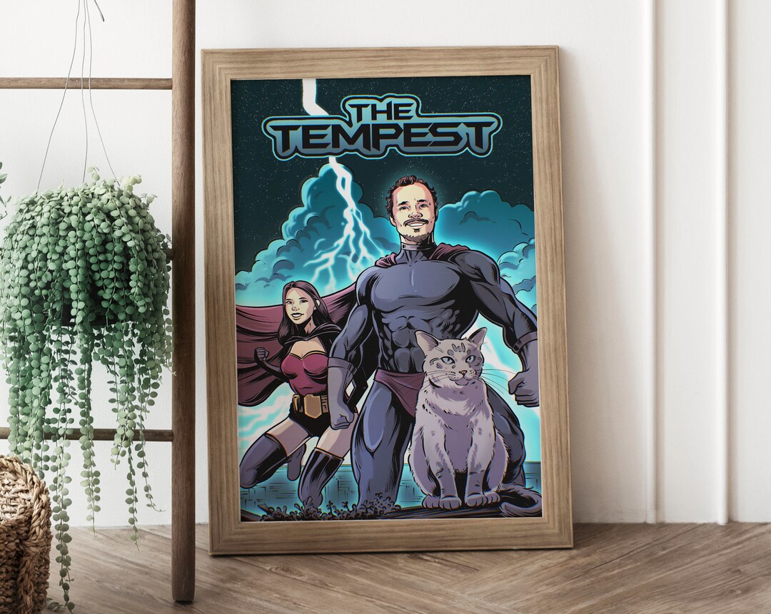 Personalized Custom Comic Book Cover Art Gift - Etsy