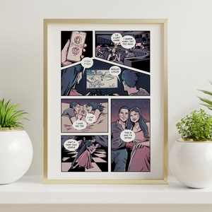 Personalized Custom Comic Strip Wall Art - Etsy