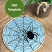 Spider Web - Hand Embroidery PDF Template - Etsy