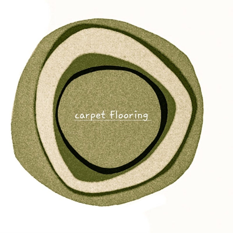 Large Round Rug - Etsy