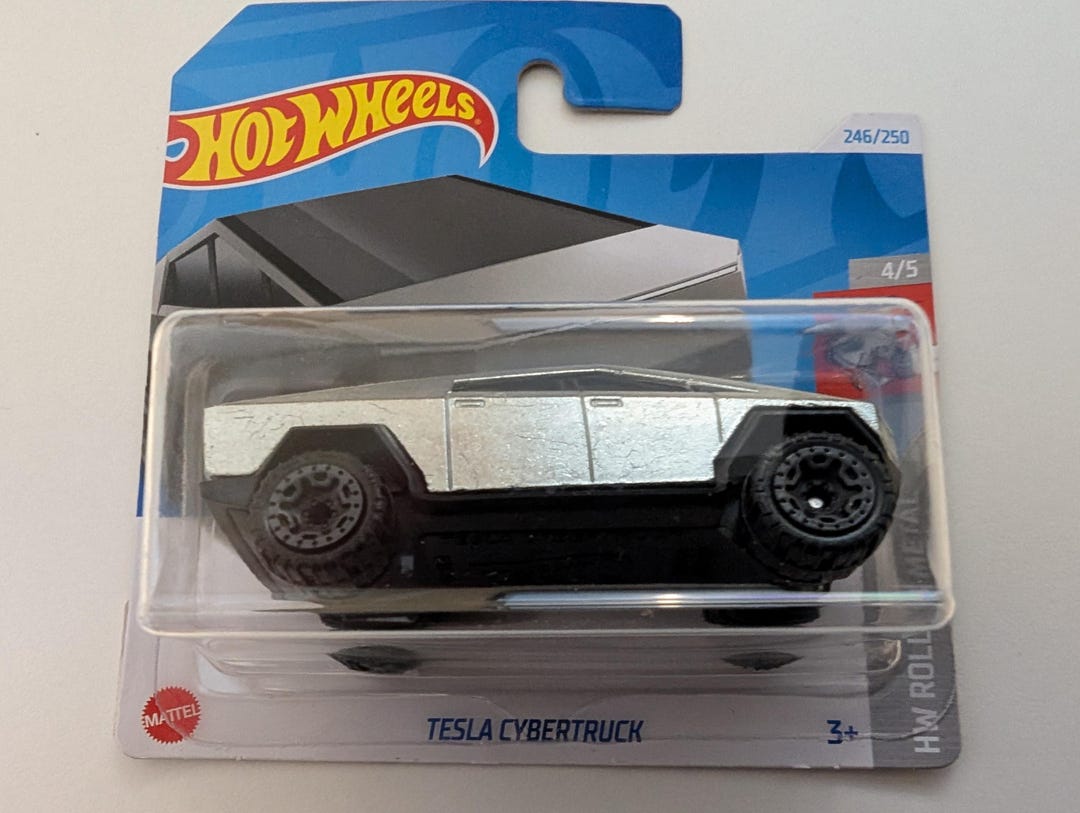 Hot Wheels Miniature Tesla Cyber Truck Diecast Toy Car. Collectible ...