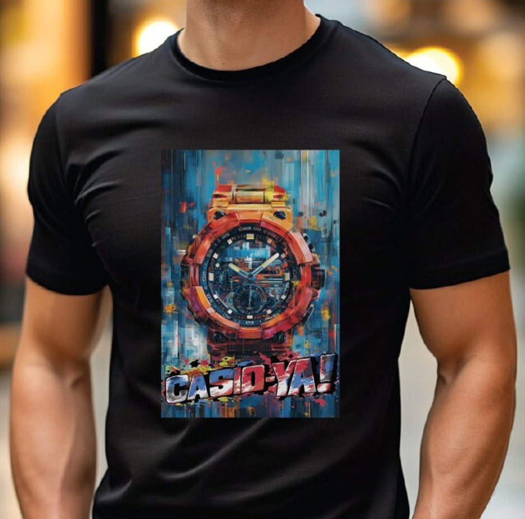 CASIO-YA Watch Enthusiast T-shirt. the Ultimate Casio Watch Lovers ...
