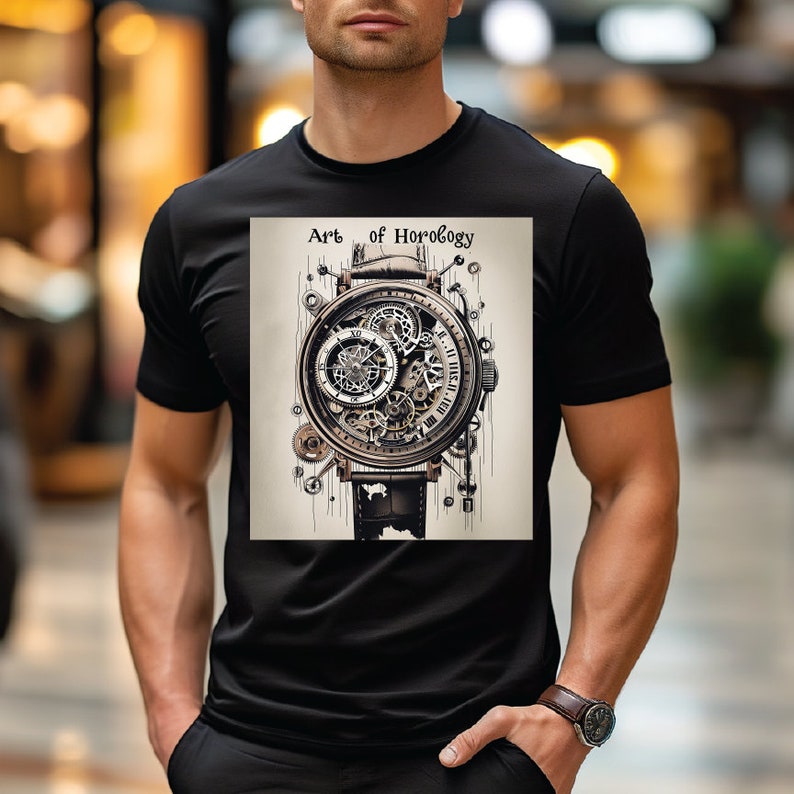 Mechanical Watchwork Art Tee | Detailed Timepiece Shirt - Etsy