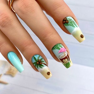 Coconut Nail Etsy