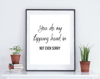 The Thoughts | Instant Digital Download Poster | Home Décor | Gift ...