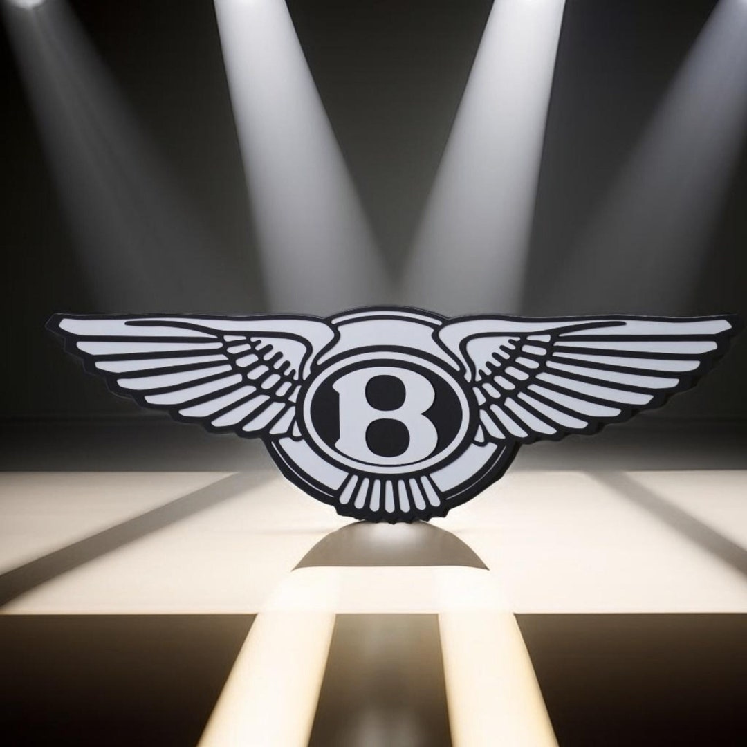 Bentley Wall Decor, Bentley Wooden Sign, Bentley Motor, Bentley Emblem ...