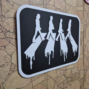 The Beatles Wall Art | the Beatles Wooden Sign | Music Band Wall Decor ...