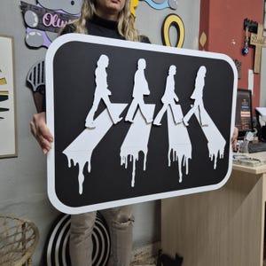The Beatles Wall Art | the Beatles Wooden Sign | Music Band Wall Decor ...