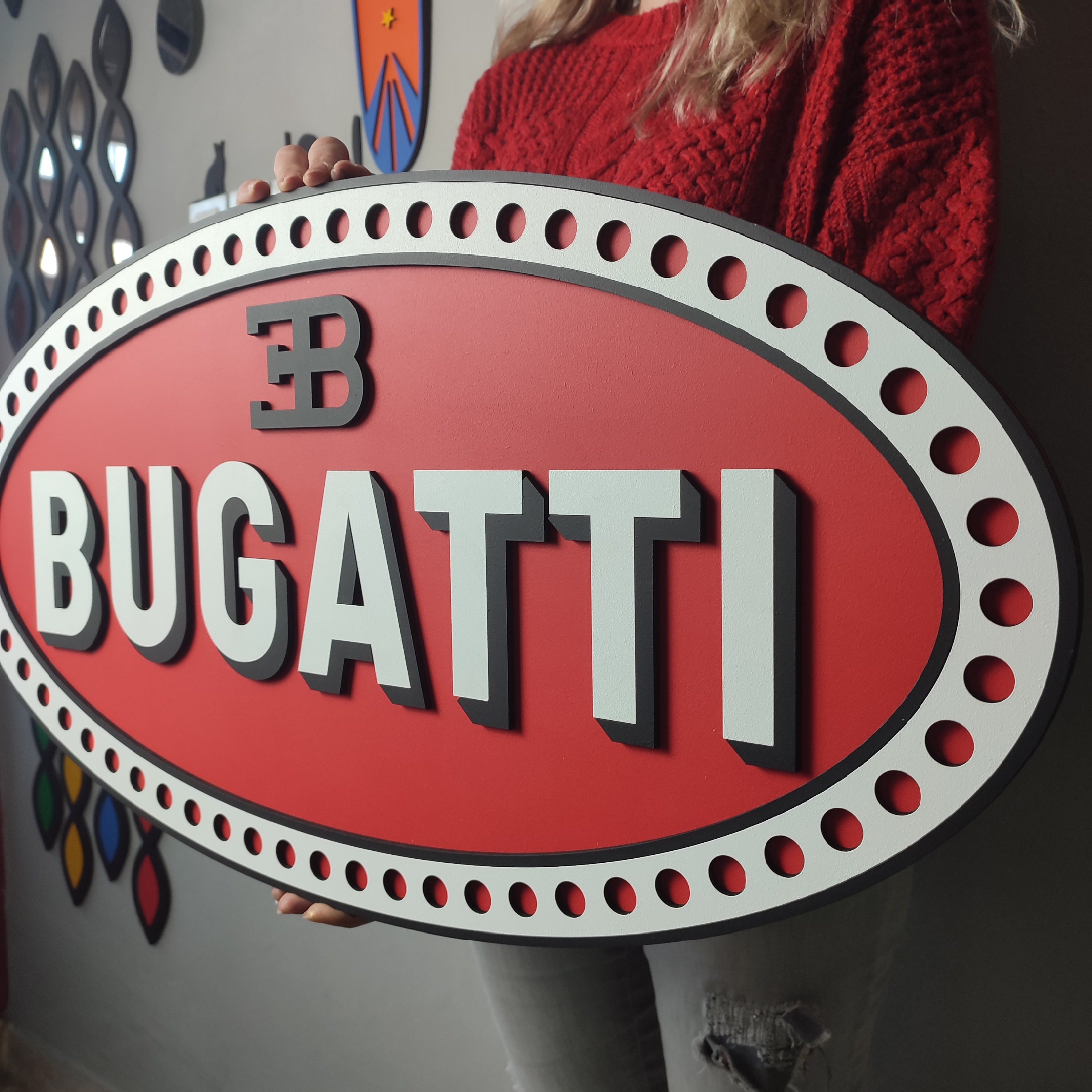 Bugatti Wall Decor, Bugatti Wood Sign, Bugatti Motor Vehicle Wall ...